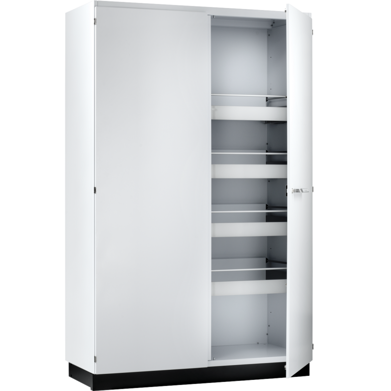 Laboratory cabinet - maximum storage space with many extras | Köttermann