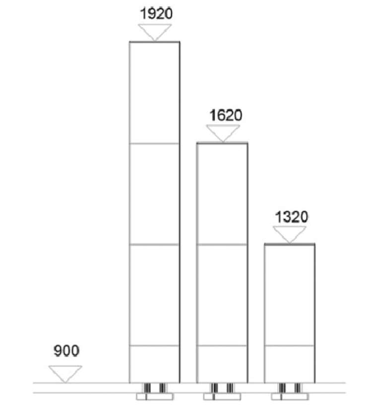 Worktop service cokumns - variable and flexible usage | Köttermann