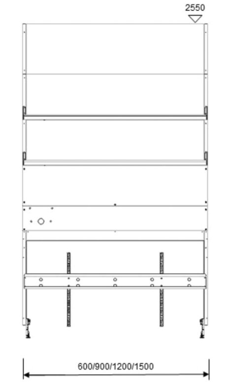 Service wall - high media density for efficient working | Köttermann