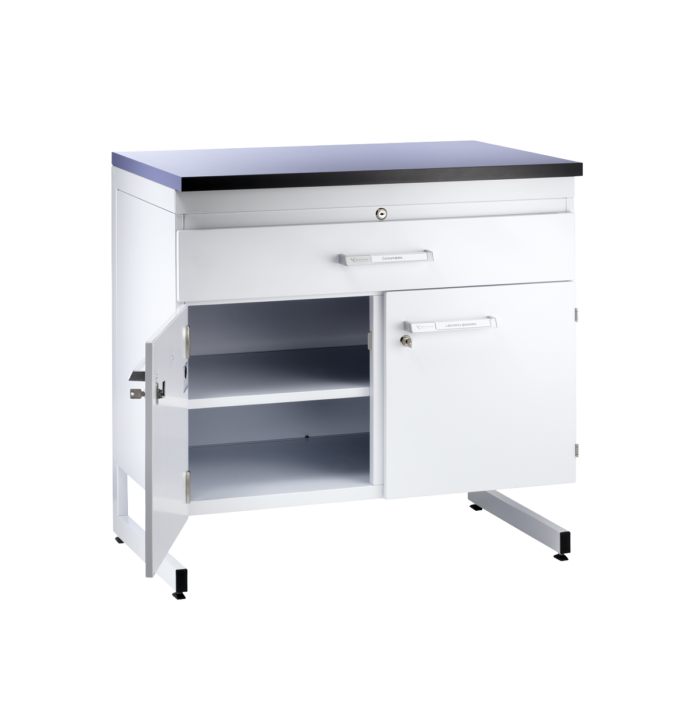 Laboratory underbench cabinet - material well stored | Köttermann